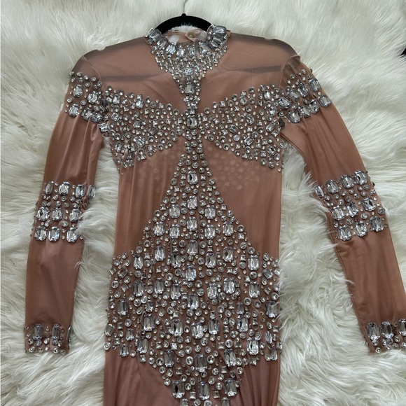 Pants & Jumpsuits | Brand New Nude Diamond Bodysuit | Poshmark